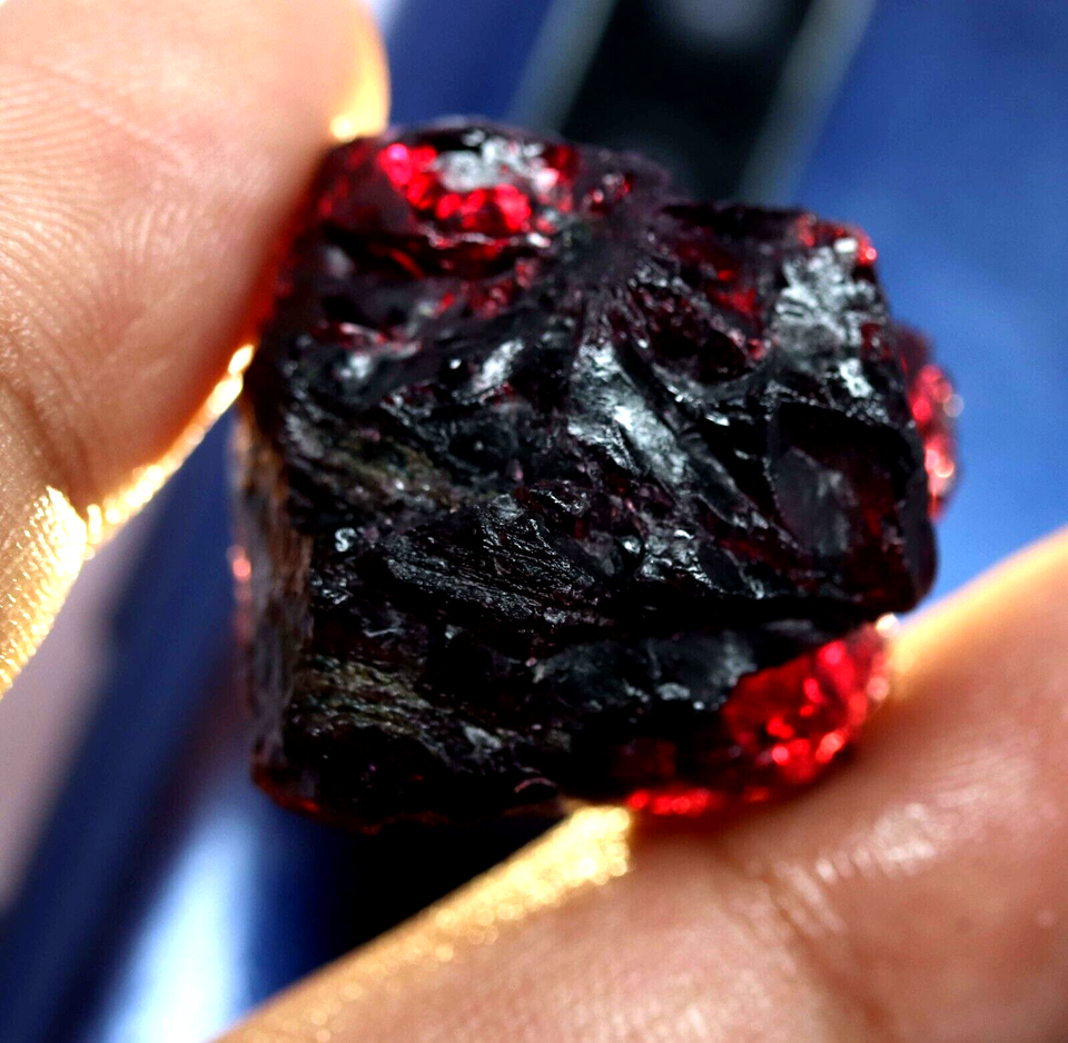 Rare Natural Red Painite Rough Unheated 79.35 Ct Burmese Facet ...