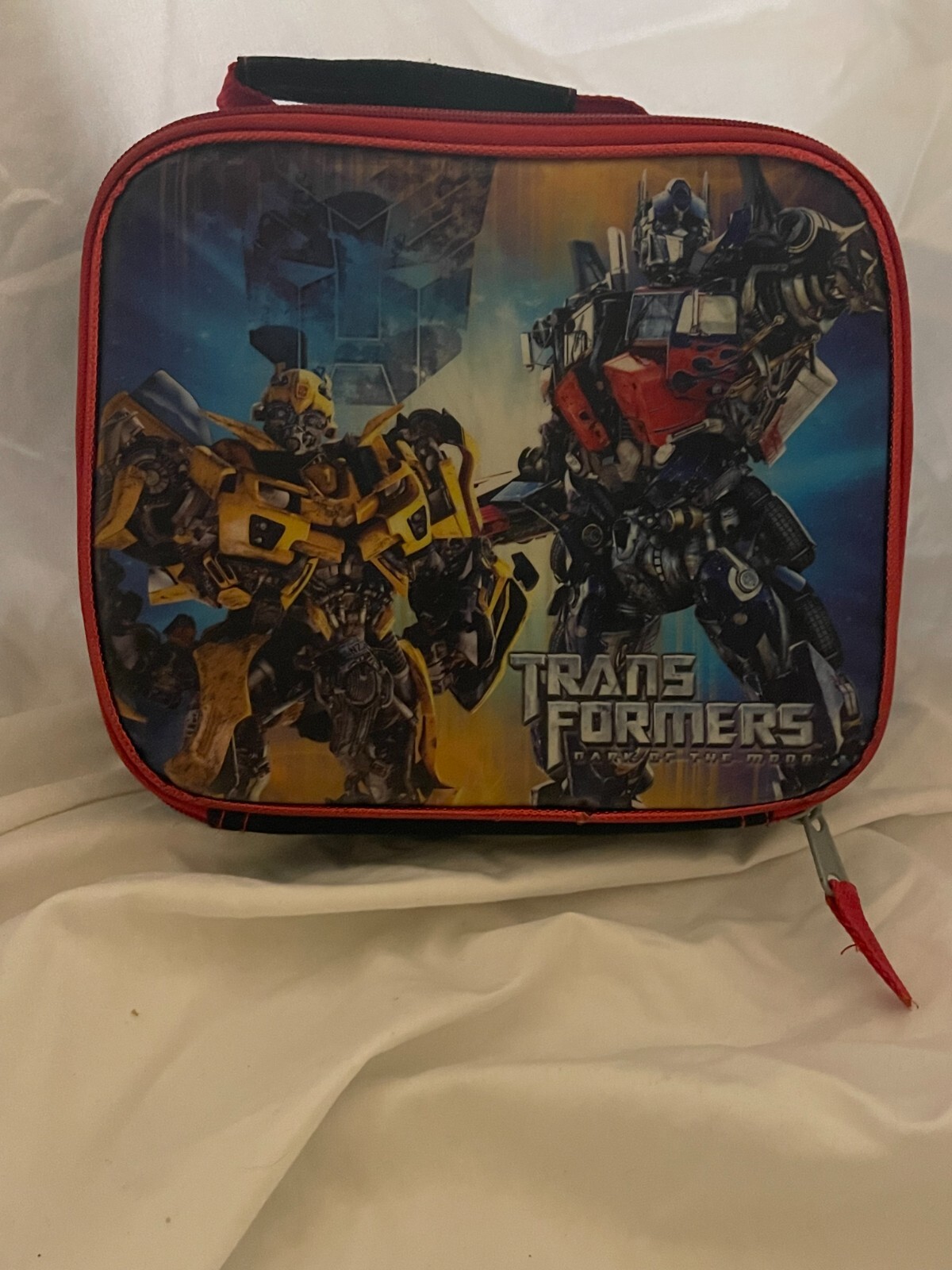 transformers darkside of the moon lunch box with Thermos | eBay