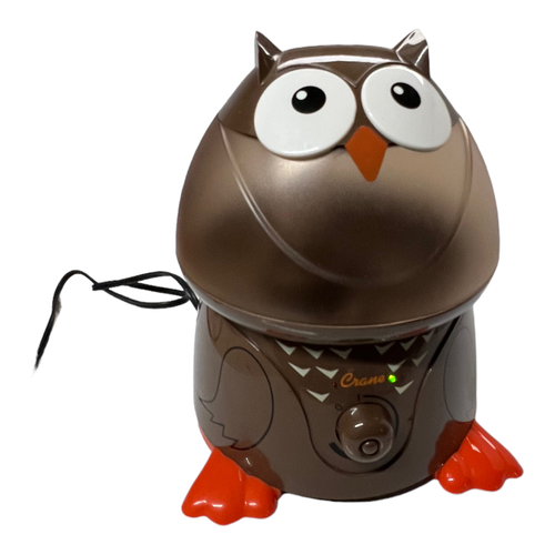 Crane RB-8189 Ultrasonic Humidifier Owl 1 Gallon Filter Free Tested ...