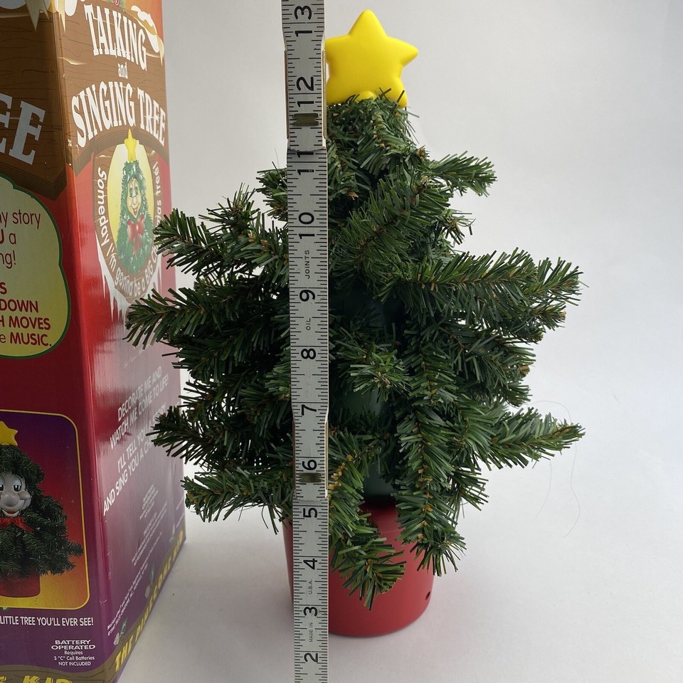 1997 Vintage Telco The Pine Cone Kid Talking and Singing Christmas Tree ...