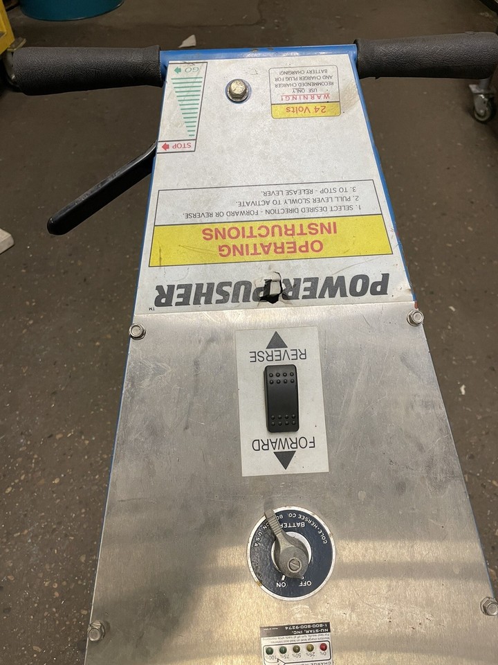Power Pusher Heavy Duty Car Auto Shop Mover 24V Battery | eBay