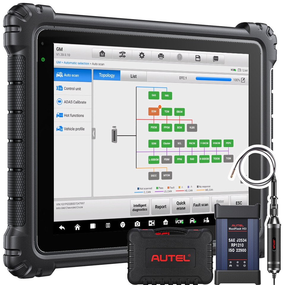 2025 Autel MaxiSys ULTRA Lite MS919 Diagnostic Scanner Advanced VCI ...