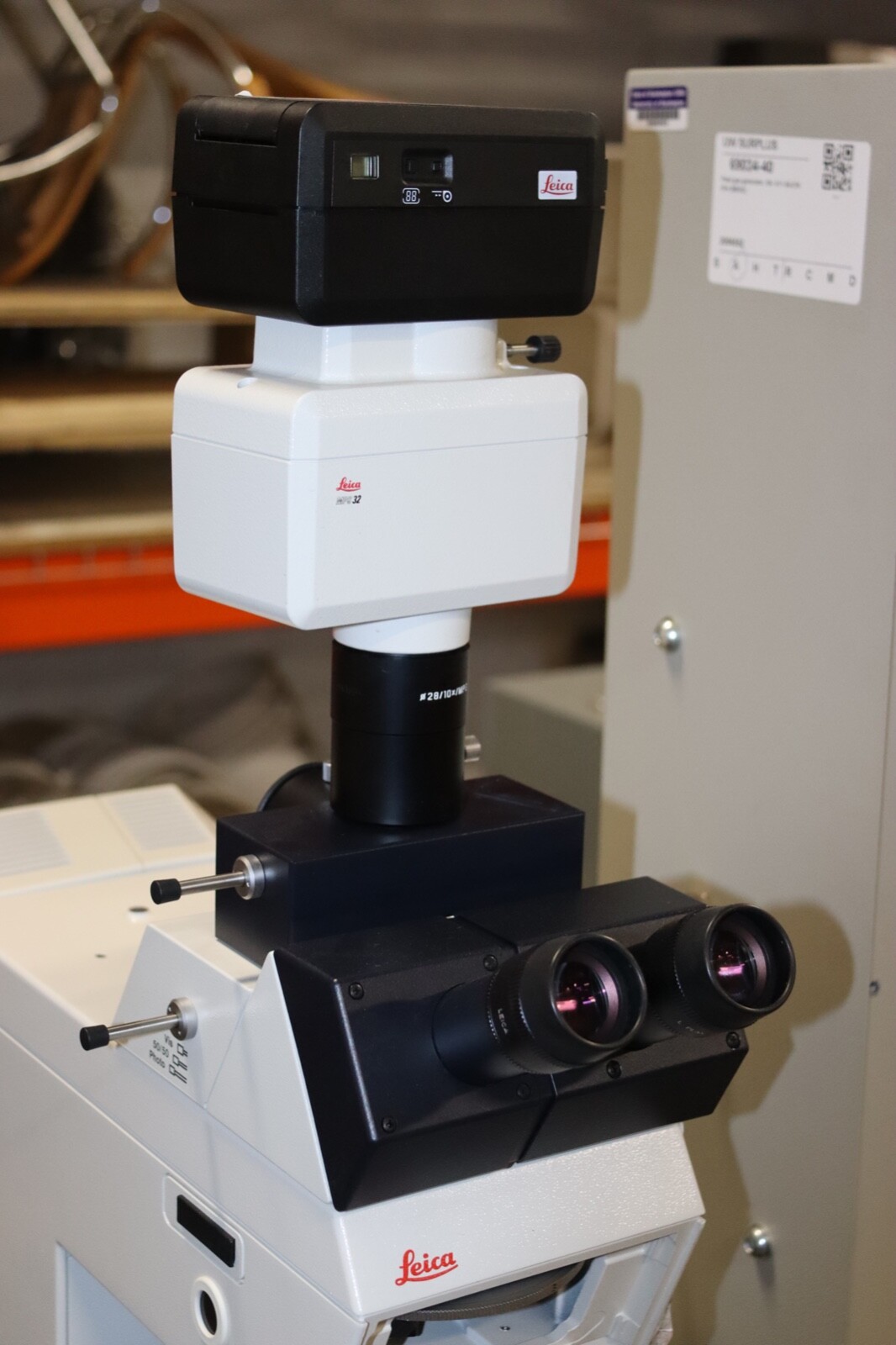 Leica DMRB Microscope W/ Objectives FLUOTAR PL EXTRA | eBay