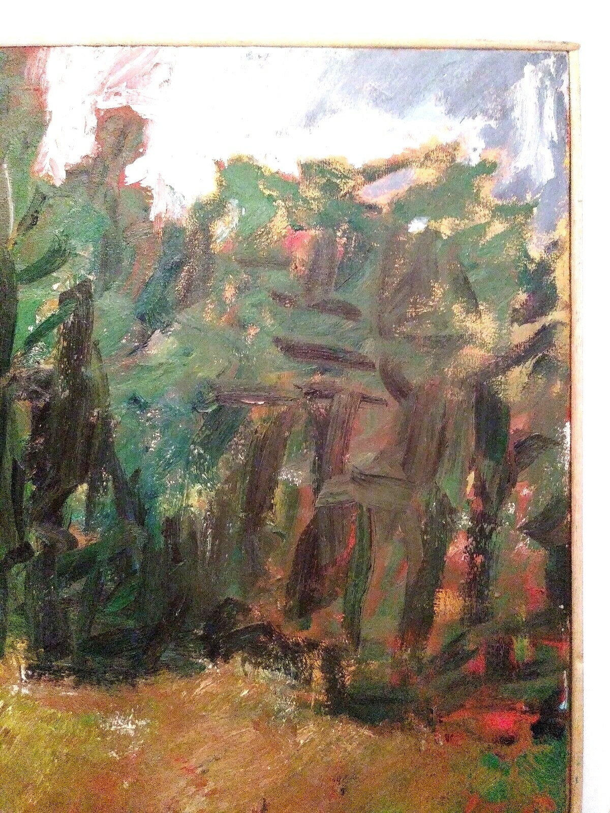 1990 LAWRENCE SALANDER Sd ORIG O/C ABSTRACT LANDSCAPE Sd Infamous ...