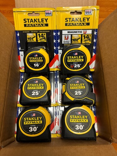 Stanley Fatmax Tape Measure 16ft 25ft 30ft lot | eBay