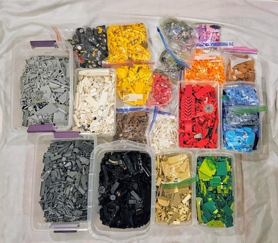 Massive Lego Parts Lot Color Sorted! 38+ lbs | eBay