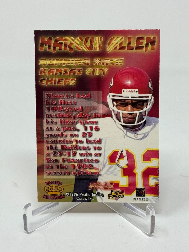 1996 Pacific Collection Football Marcus Allen Card NNO EX | eBay