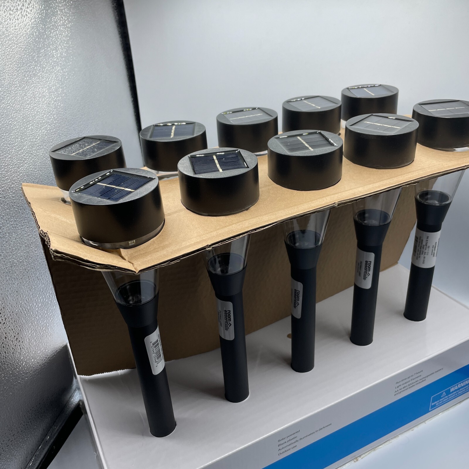 Room Essentials LED Pathway Light Solar Powered Lot of 10 | eBay