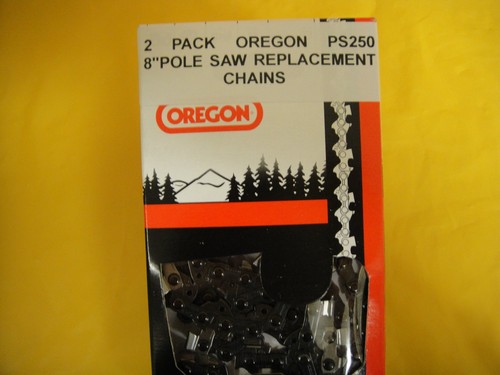 2 PACK, OREGON REPLACEMENT CHAIN FOR OREGON PS250 8" POLE SAW (90-34 ...