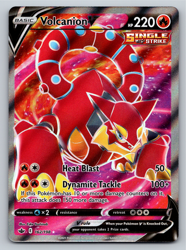 Volcanion V 162/198 Ultra Rare Chilling Reign Pokemon Card - NM Near ...