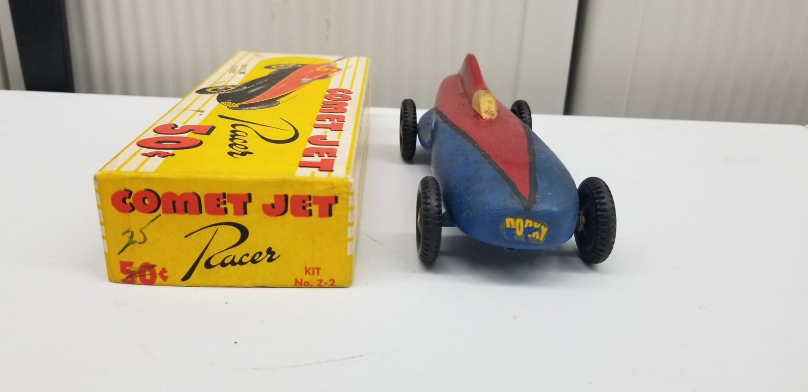 Vintage 1947 Comet Jet Racer Co2 Wood Tethered Racer Boxed Shelf D3 | eBay
