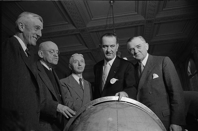 Hyman Rickover,Leverett Saltonstall,Ralph Flanders,Lyndon B. Johnson ...