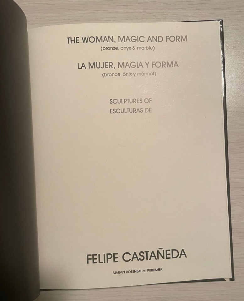 N Catalog FELIPE CASTANEDA Sculptures Woman Magic Form Rosenbaum Fine ...