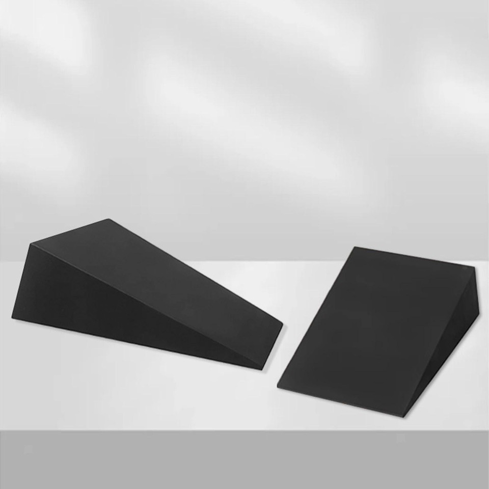 2 Pieces Squat Wedge Block Slant Board Nonslip Riser Block EVA Squat ...