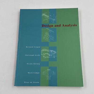 DESIGN AND ANALYSIS By Bernard Leupen & Christoph Grafe *Excellent ...