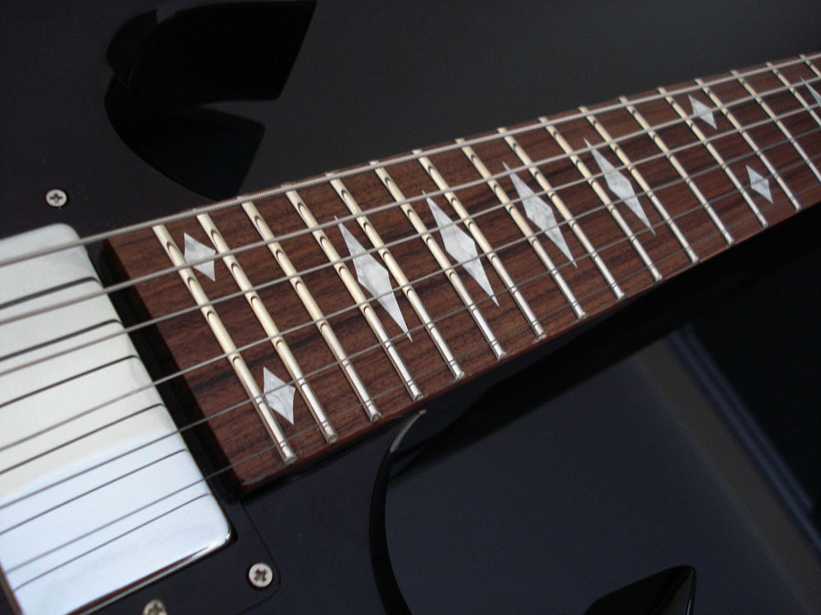Decorative Diamonds MOP Fret Markers diamond Decals for ANY GUITAR + B ...