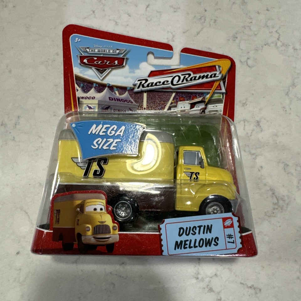 DISNEY THE WORLD OF CARS RACE O RAMA DUSTIN MELLOWS MEGA SIZE #7 New | eBay
