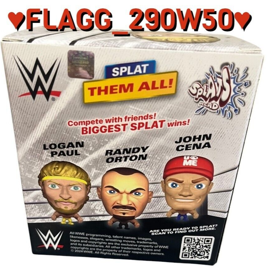 WWE Splat Heads 4" RANDY ORTON Smash Pull & Stretch Figure 2025 **READ ...