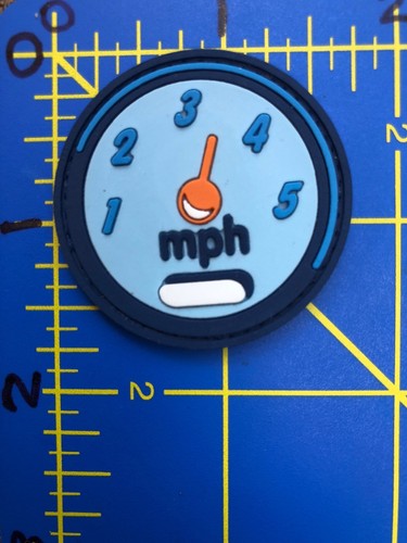 MPH Miles Per Hour Speedometer Patch Rubber 1 2 3 4 5 Odometer ...