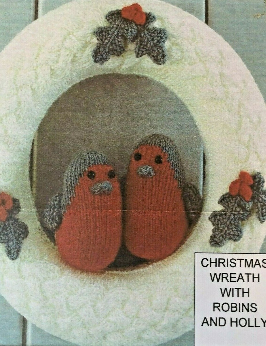 Knitted Robin Pattern For Christmas Christmas Robin Bird Pattern By