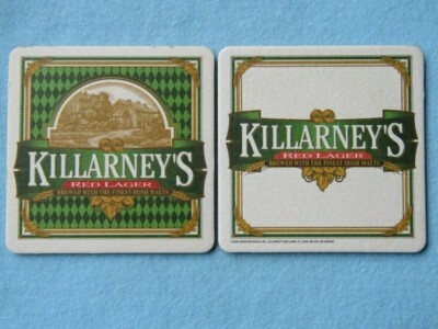 2000 Beer Coaster ~ Anheuser-Busch Killarney's Red Lager - St Louis ...
