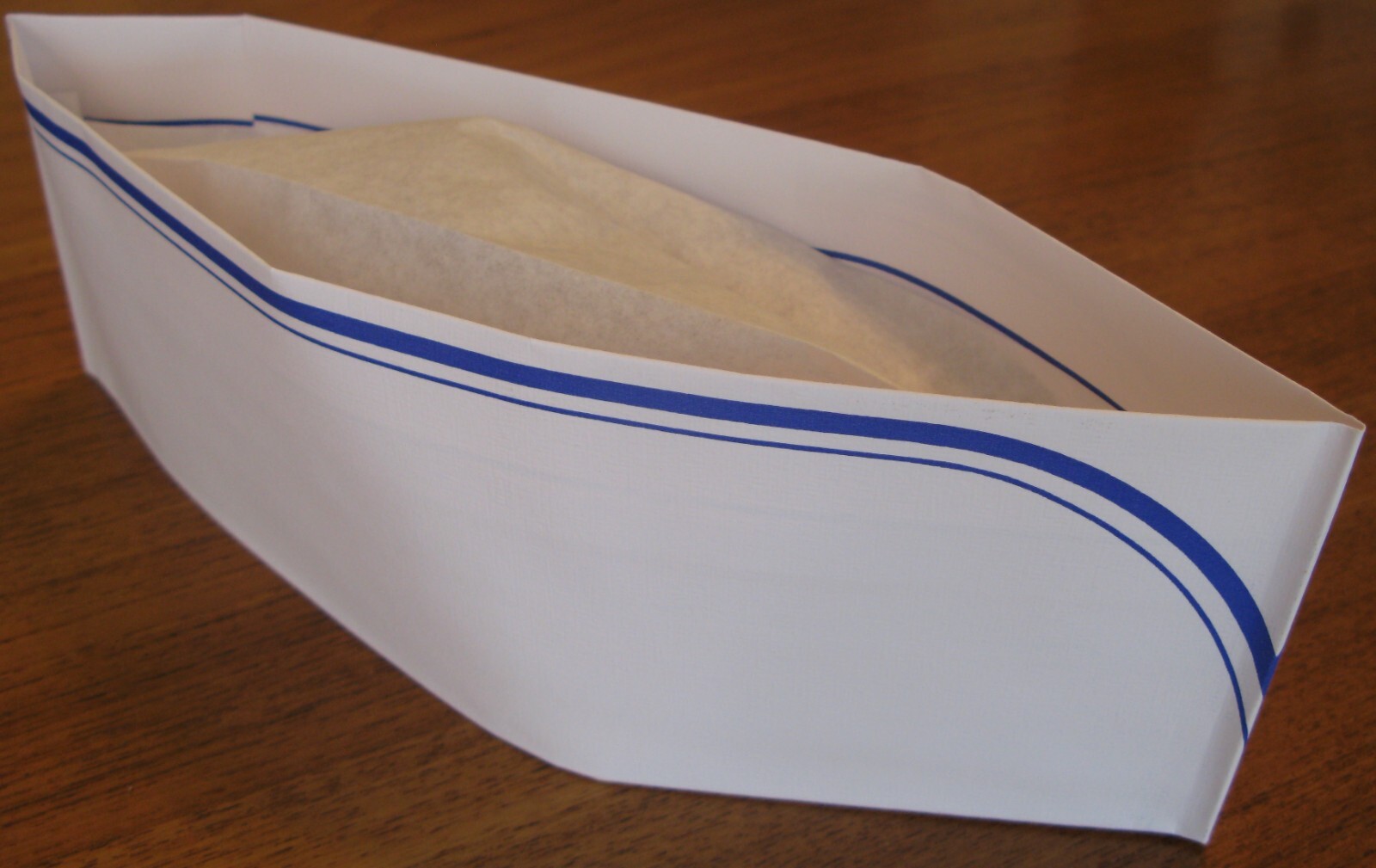 100 Blue Stripe Soda Jerk Paper Hats Car Hop Food Diner Fountain Server ...