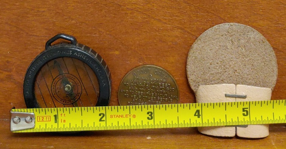 BOY SCOUT OATH & LAW CHALLENGE TOKEN COIN, Compass vintage BSA items | eBay