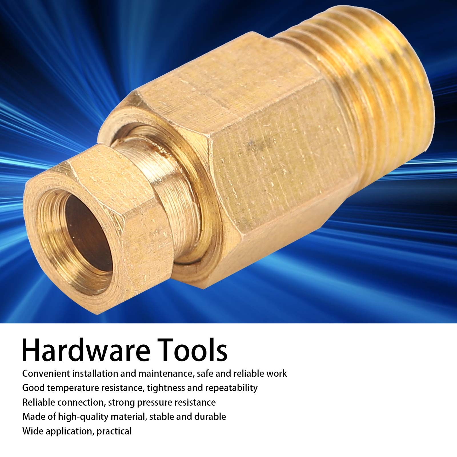 Oil Pipe Fitting Elbow Straight Block Connector Adapter For Pipe ...