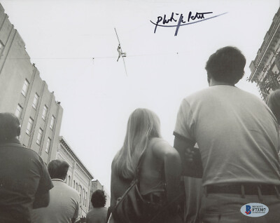 Philippe Petit Signed 8x10 Photo (Beckett COA) Highwire Artist | eBay