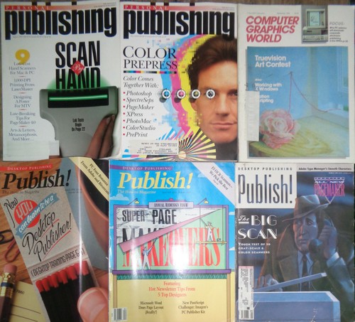 6 Bureau Publication Et Graphique Magazines - 1988-90 | eBay