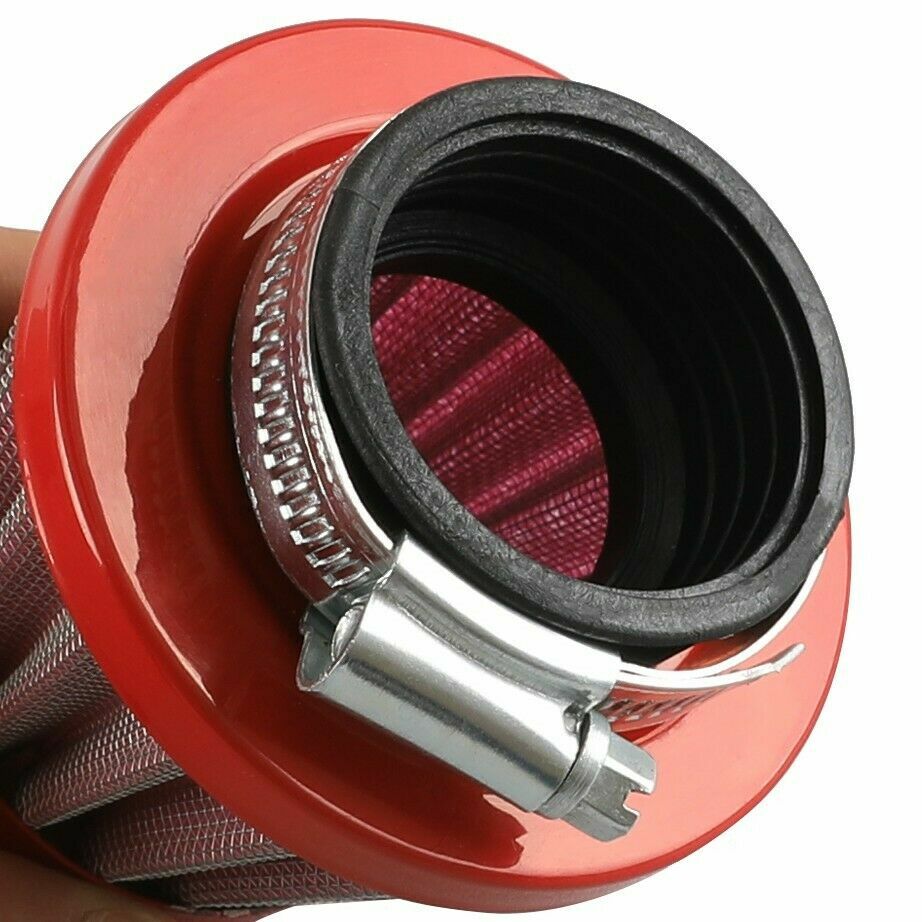 Motorcycle 38mm Air Filter Pod Cleaner 110 125cc Quad Pit Dirt Bike ATV ...