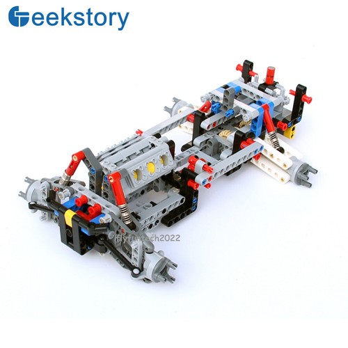 2WD Technic Car Chassis Bricks with Suspension Shocks IR Remote Control ...