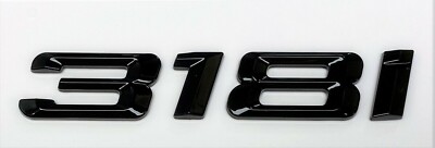 1PCS NEW 318I 318 LOGO CAR REAR TRUNK NAMEPLATE EMBLEM BADGE DECAL ...