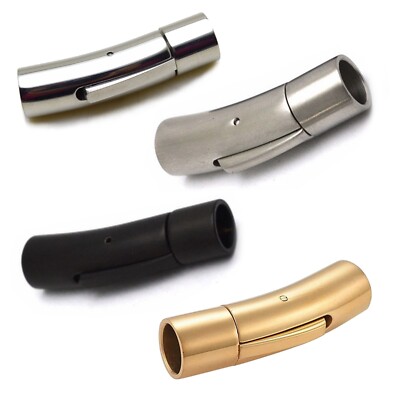 6mm Hole Curved Integral Clasp, Stainless Steel Push-lock Connector for ...