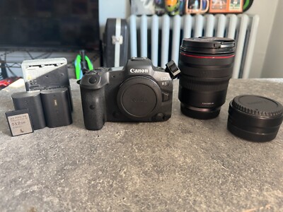 Canon R5 + Canon RF 14-35mm lens + Lens Adapter and Accessories | eBay