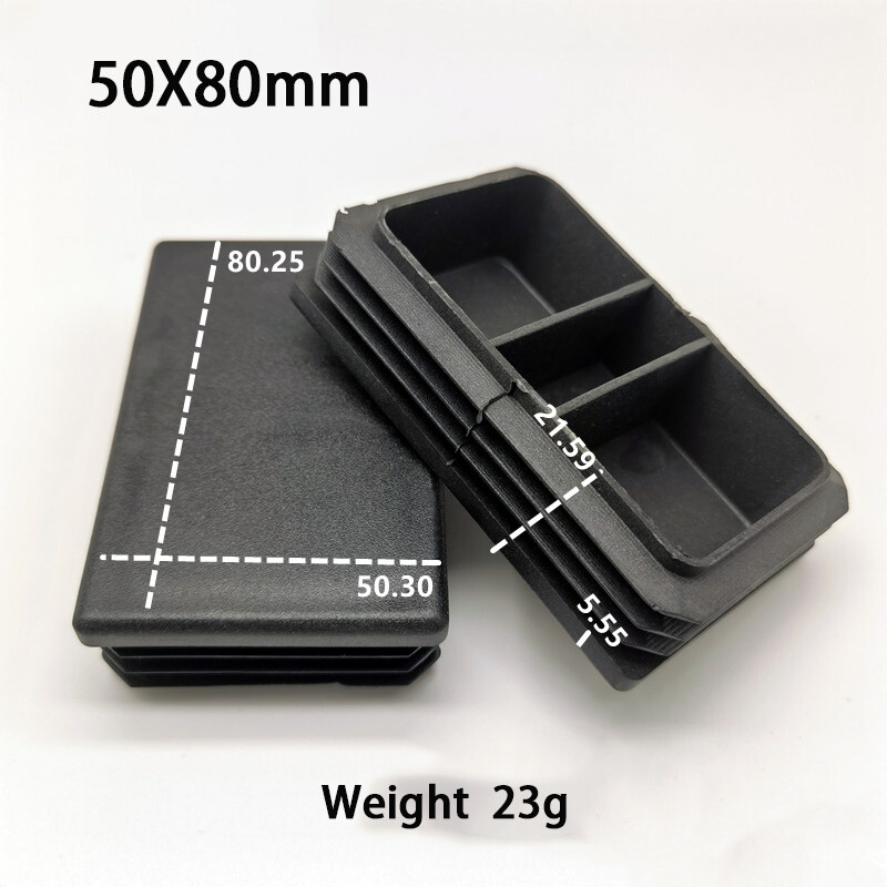 Square Plastic End Caps Tube Inserts Bungs Blanking Plugs AntiScratch ...