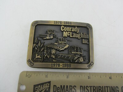 Vintage 1988 Conrady Mclaughlin Inc John Deere Harvester Tractor Belt ...