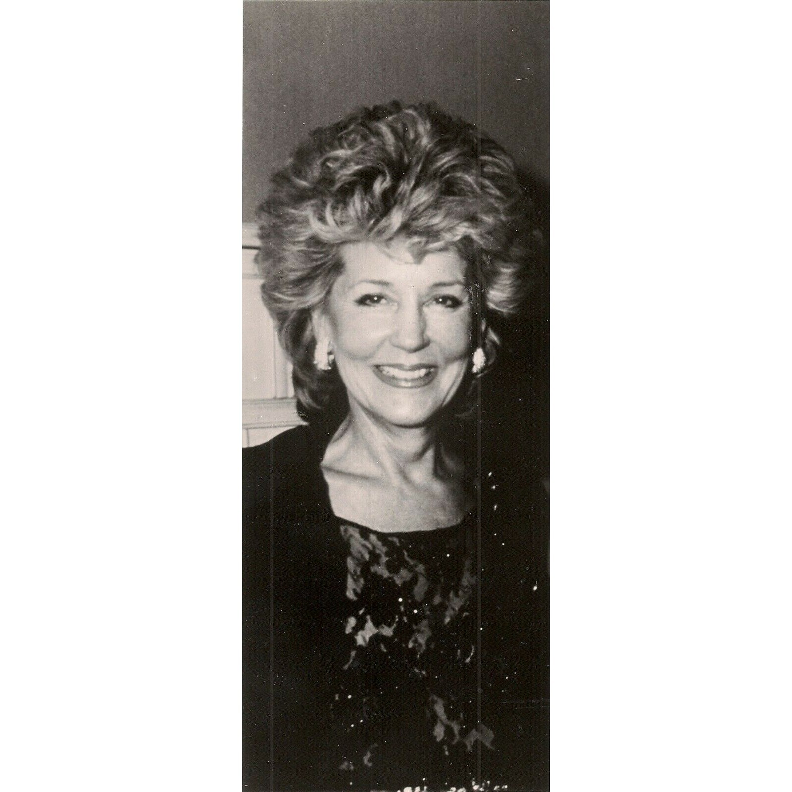 Cher Bono's Mother Georgia Holt 8 x 10 Glossy Black And White Photo ...