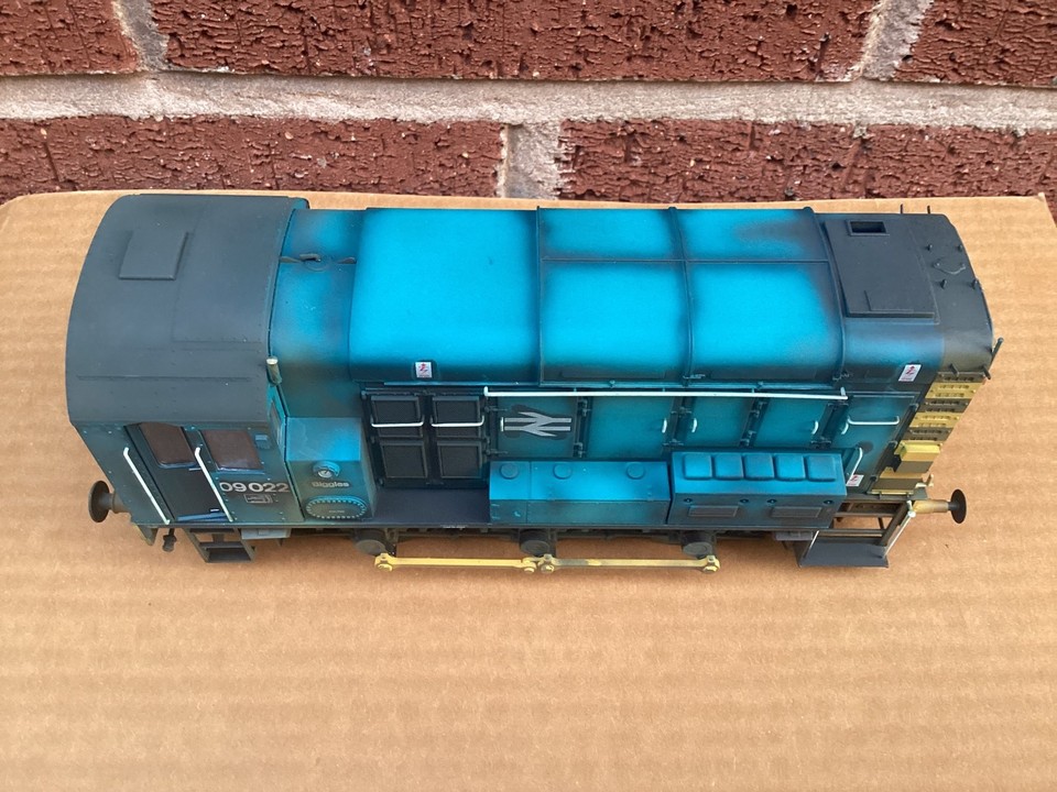 Dapol O Gauge / Gaugemaster Class 09 09022 BR Blue Factory Weathered ...