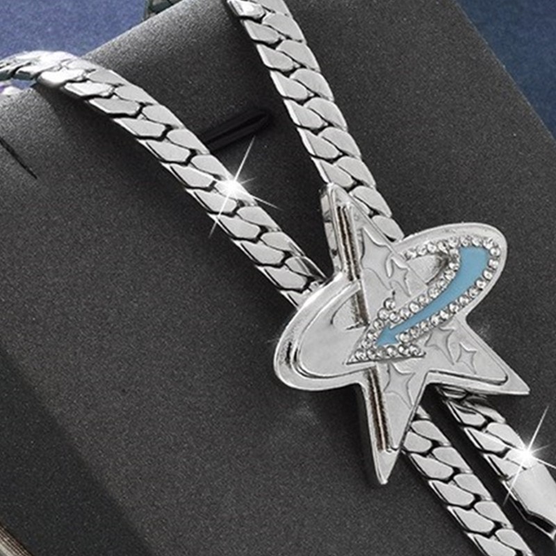 Sexy Bolo Tie Necklace Star Stylish Collar Chain Delicate Lariat Star ...