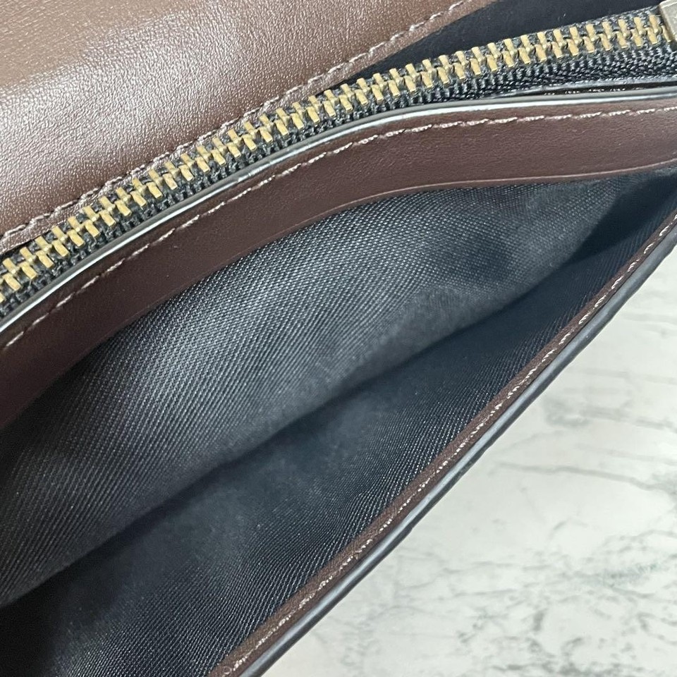 Coach brown signature long wallet, bi-fold, used, good condition | eBay ...
