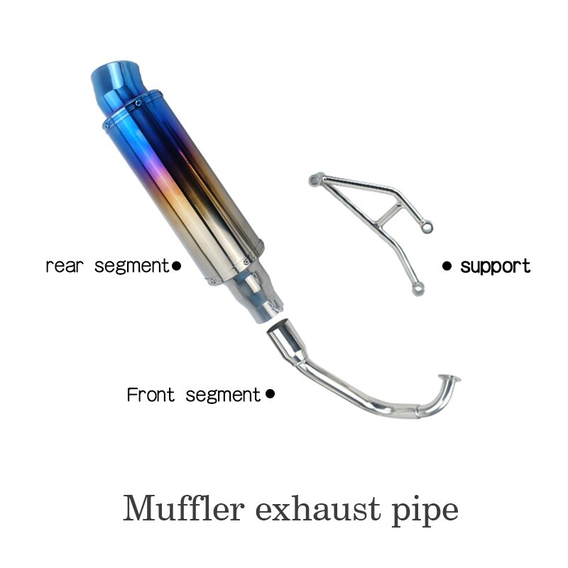 Stainless Steel Exhaust Pipe Muffler For Honda RUCKUS AF58 ZOOMER ...