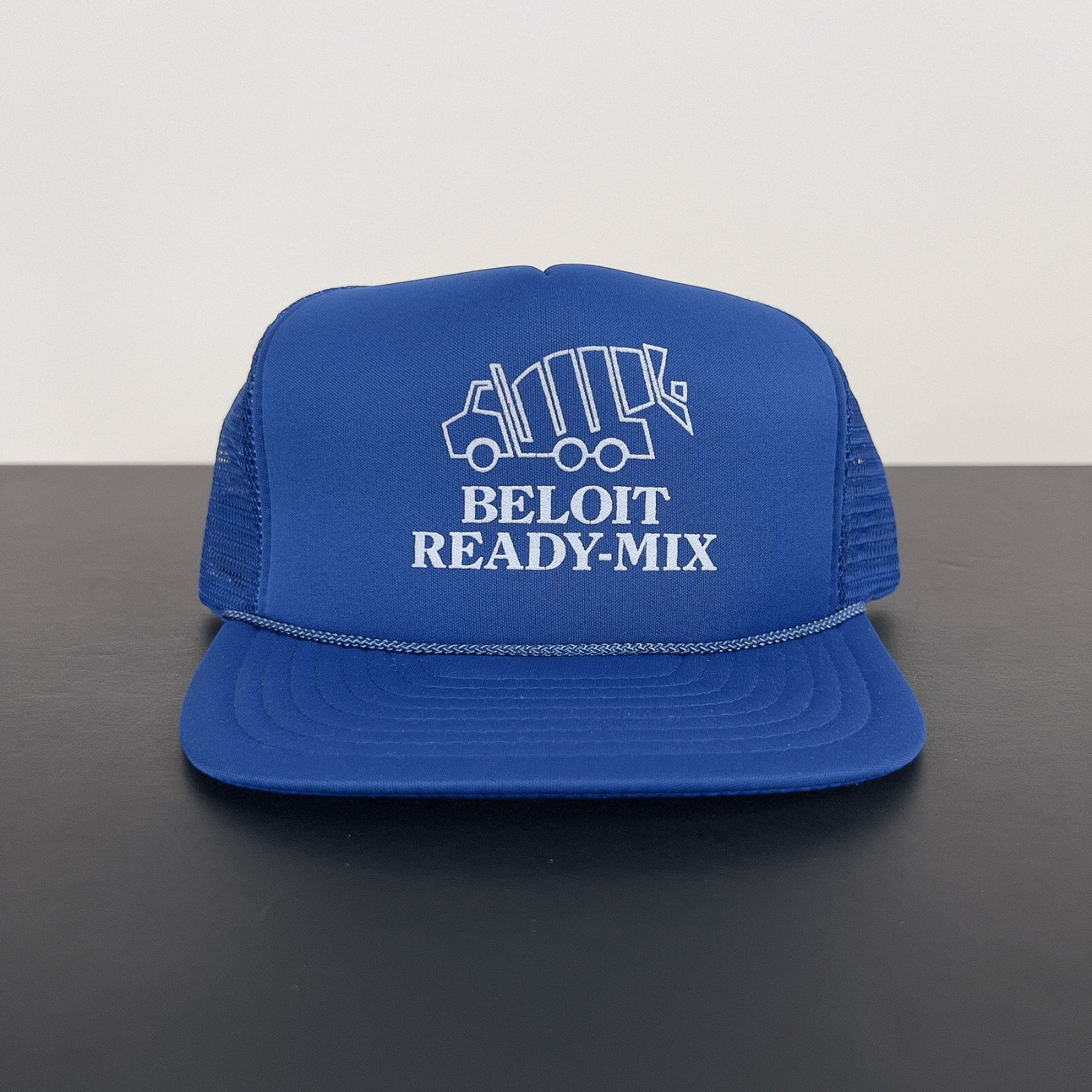 Vintage Beloit Ready Mix Kansas Blue Trucker Hat Adjustable Mesh ...