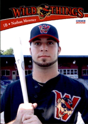 2008 Washington Wild Things Choice #18 Nathan Messner Williamsport ...