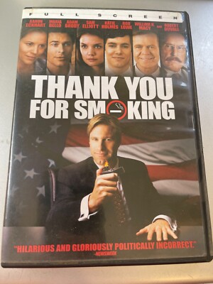 Thank You for Smoking (DVD, Full Screen, 2006) Aaron Eckhart ~ Rob Lowe ...