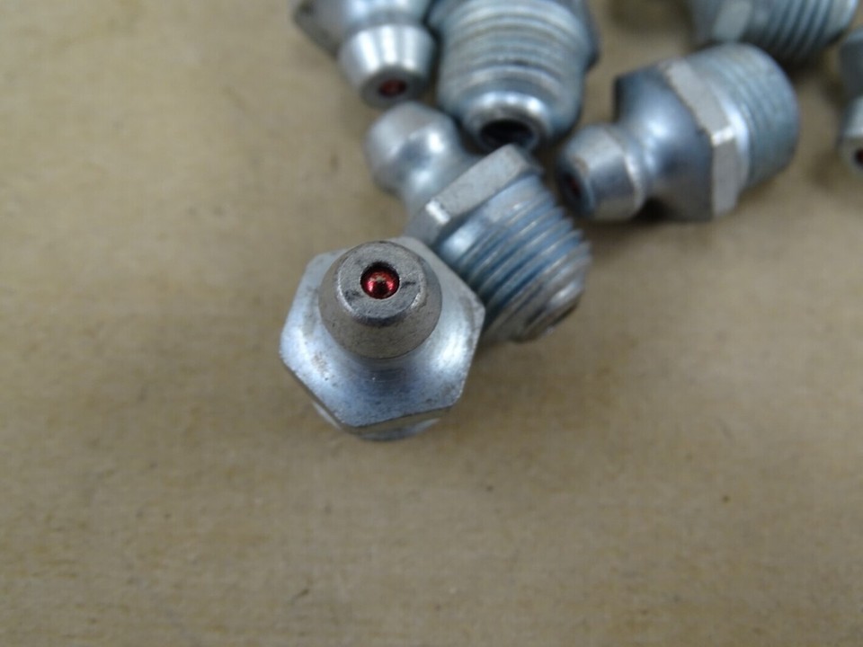 (100) 1/8" PTF Straight Threaded Grease Fittings , AL/1610-BL | eBay