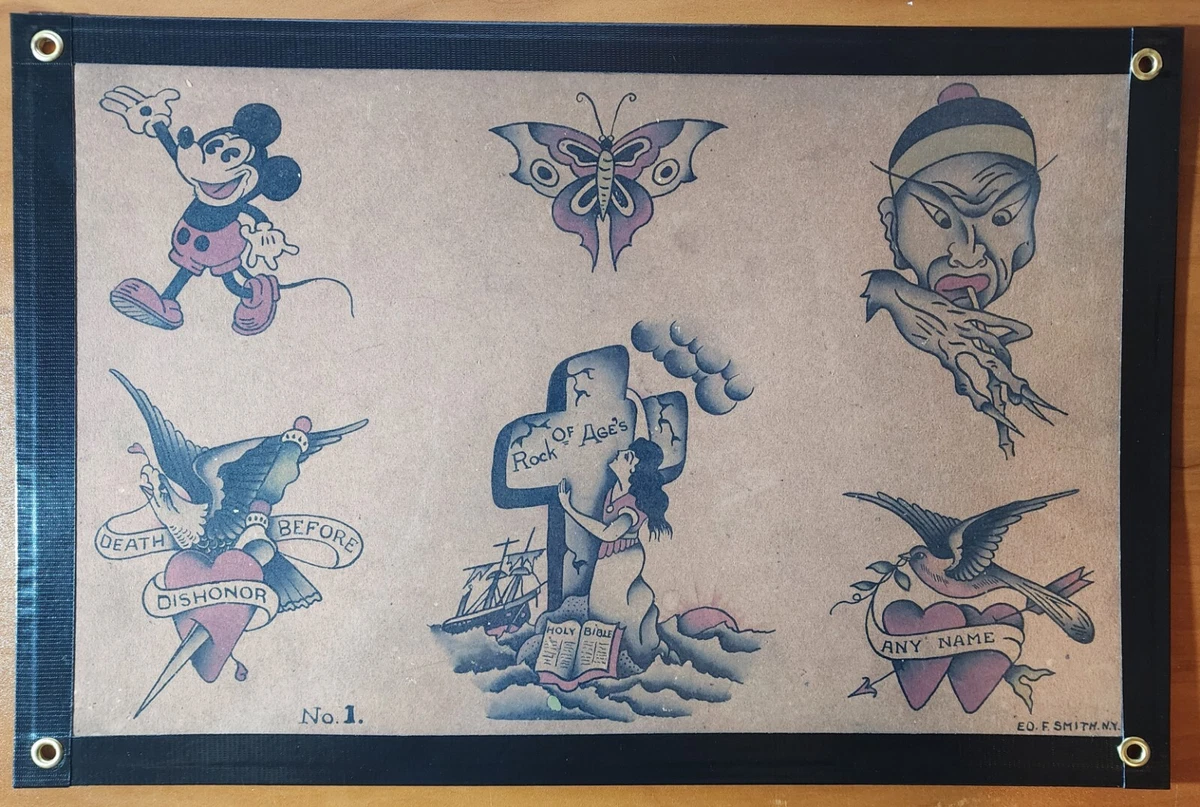 Traditional Mouse Tattoo