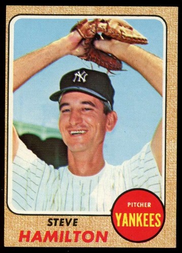 1968 Topps #496 Steve Hamilton NM Yankees 72000 | eBay
