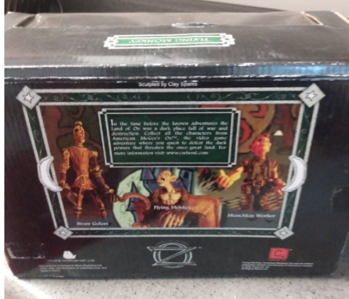 American McGee's Wizard of Oz Flying Monkey & Munchkin worker Set lot ...