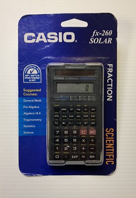Casio FX-260 Solar Fraction Scientific Calculator Brand New In Box. | eBay